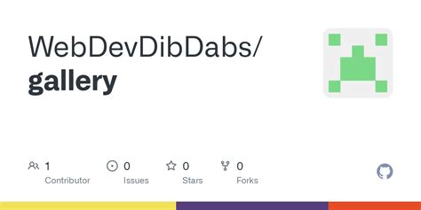GitHub WebDevDibDabs Gallery