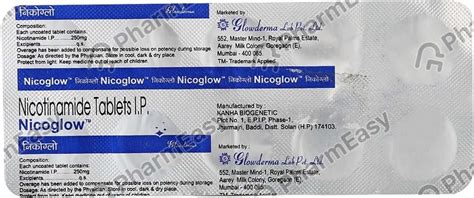 Nicoglow 250 Mg Tablet 10 Uses Side Effects Price And Dosage Pharmeasy