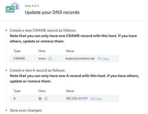 Connecting A Domain To Wix Using The Pointing Method Help Center Wix