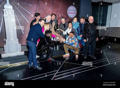 New York Ny Usa 13th Dec 2022 The Cast And Prodcers Of Emily In Paris At A Ceremonial