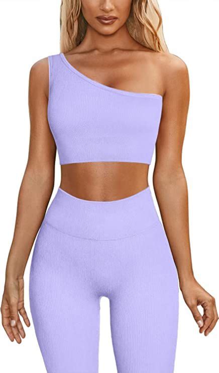 Workout Set For Women One Shoulder Artofit