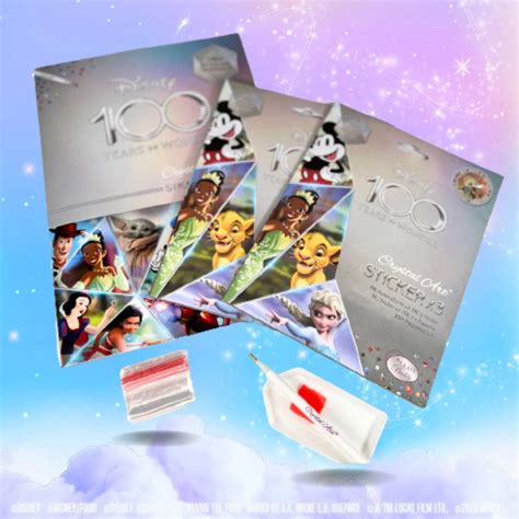 Disney 100 Crystal Art Sticker Album Starter Pack Hobbyhop