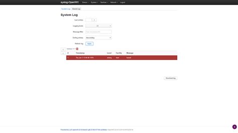 [how to] use openwrt as a syslog server installing and using openwrt openwrt forum