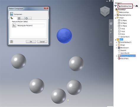 Solved How To Create A Sketch Driven Pattern In An Assembly Autodesk Community