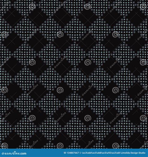 Abstract Chequered Grid Seamless Vector Pattern Background Stock Vector
