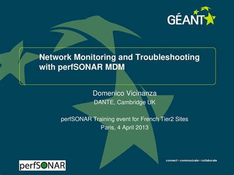 network monitoring and troubleshooting with perfsonar mdm ppt download