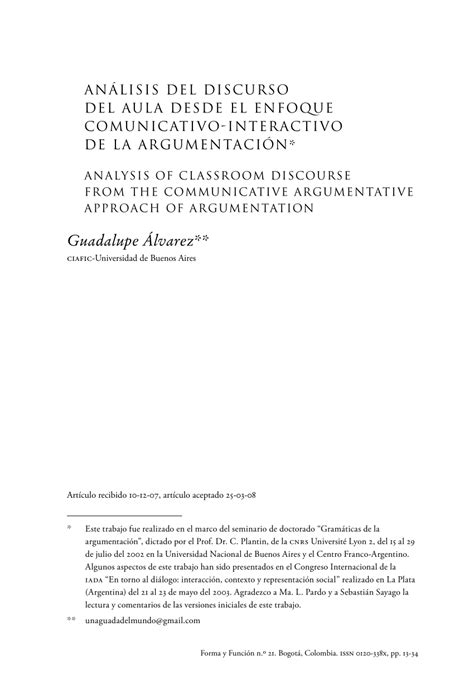 Pdf Analysis Of Classroom Discourse From The Communicative