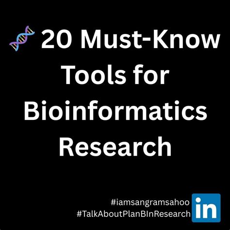 🧬 20 Must Know Tools For Bioinformatics Research 🧪 1 Ncbi Tools Blast