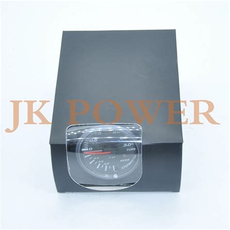 Jk Racing 3 0 Bar Boost Turbo Gauge 60mm Sterpper Vicedeal