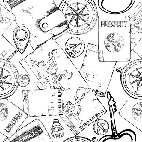 Document Compass Stock Illustrations 5 017 Document Compass Stock