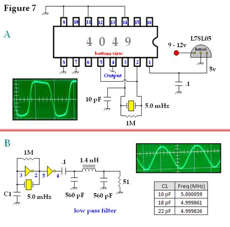 Crystal Oscillator Oscillator Circuit Signal Processing Circuit Diagram