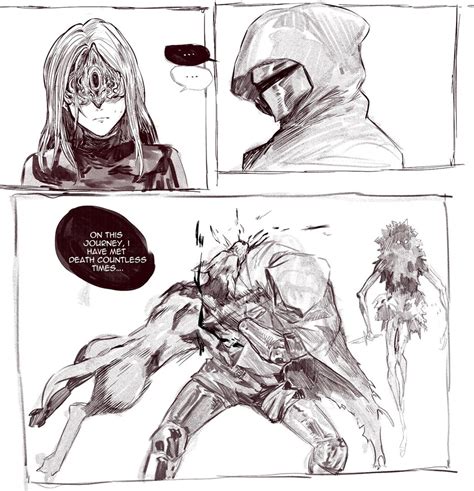 Fire Keeper And Ashen One Dark Souls And 1 More Drawn By