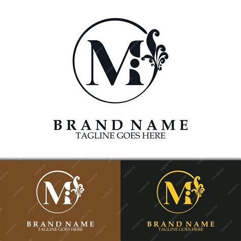 문자 M 고급 로고 디자인 브랜드 정체성 로고 부티크 로고 살롱 로고 레스토랑에 적합 프리미엄 벡터