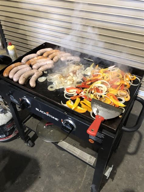 Did Some Brats For The Shop This Past Friday R Blackstonegriddle