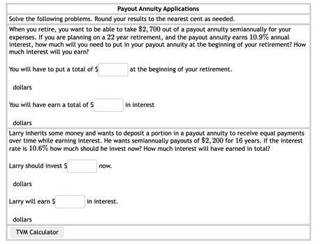 Solved Payout Annuity Applications Solve The Following