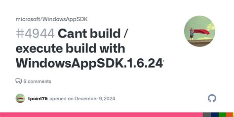 Cant Build Execute Build With Windowsappsdk Issue Microsoft