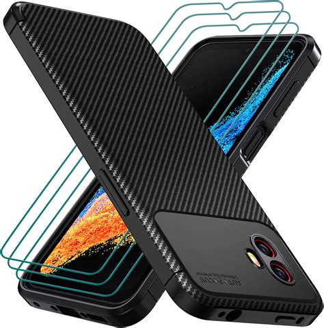 Ivoler Coque Pour Samsung Galaxy Xcover 6 Pro Avec 3 Pièces Protection