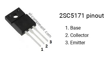 2SC5171 npn transistor complementary pnp, replacement, pinout, pin ...