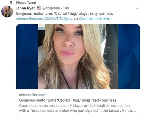 Racist Buffoon Jenna Ryan Tweets Year Old Article That Refers To Her As Gorgeous Includes