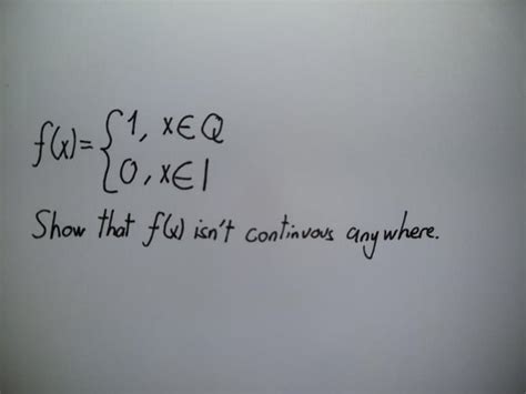 Calculus Continuity Can You Help Me Solve This Problem Rhomeworkhelp