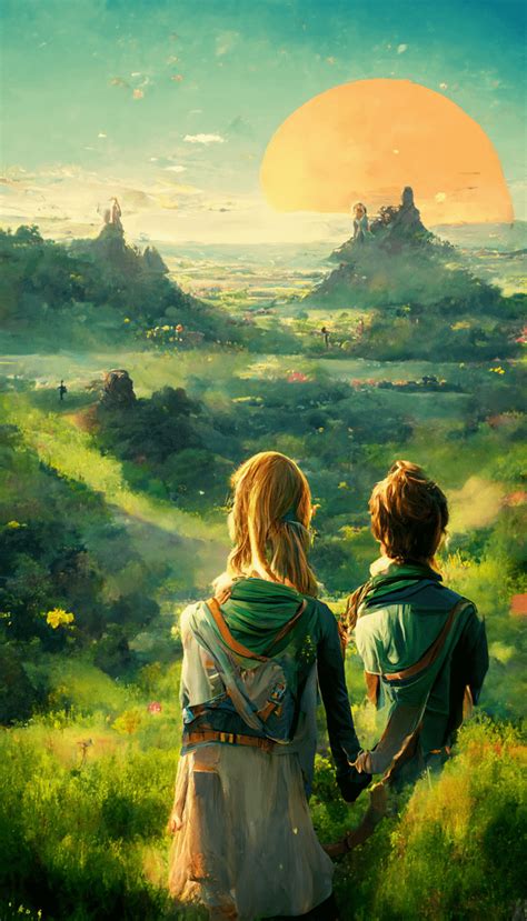 [botw] Making Zelda And Link Arts Using Ai Is Satisfying R Zelda