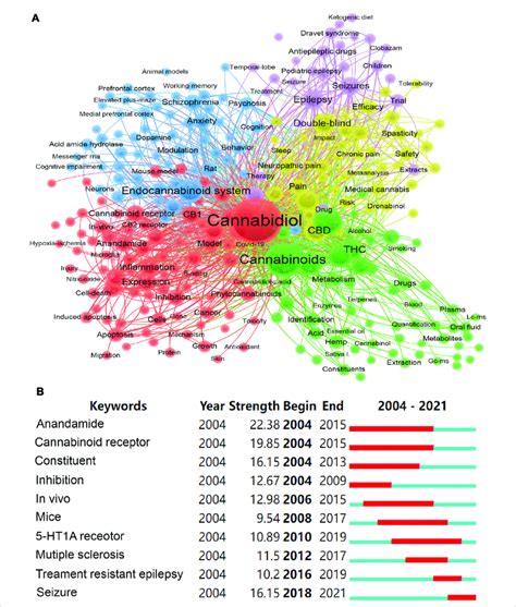 Keywords Analyses A The Network Of The Keywords Co Occurrence And
