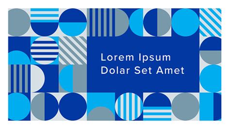 추상 기하학적 그래픽을 갖춘 현대적인 프리젠 테이션 제목 슬라이드 디자인 레이아웃 원형에 대한 스톡 벡터 아트 및 기타 이미지 원형 컴퓨터 글자 패턴 Istock