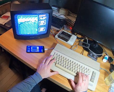 proud to present my new commodore 64 setup r retrobattlestations