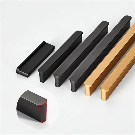 T Shaped Rounded Corner Long Cabinet Pulls Kaho Hardware