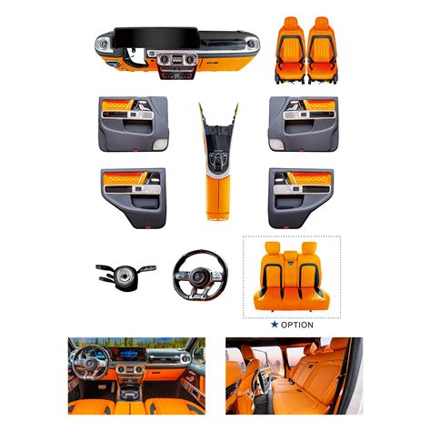 2024 Newset G Class Interior Upgrade Kit For 2002 2018 G Class W463 Up