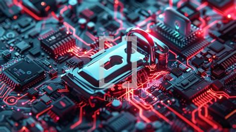 The Server Room Lock Details Background — Photo — Lightstock