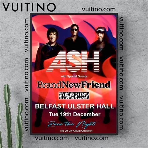 Ash Band Race The Night 2023 Uk Tour Belfast Ulster Hall Vertical