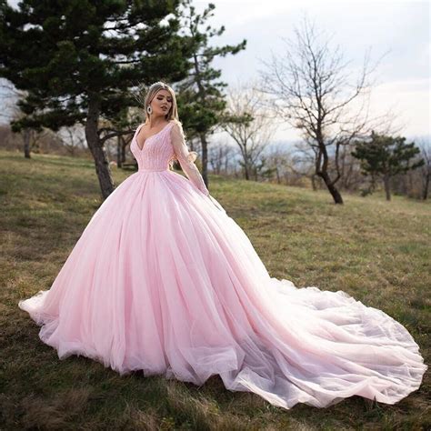 Pink Princess Ball Gown Dresses Pink Princess Quinceanera Dresses