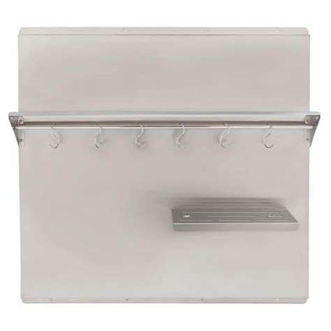 295x 295 In Stainless Steel Backsplashrange Backsplash With Shelf