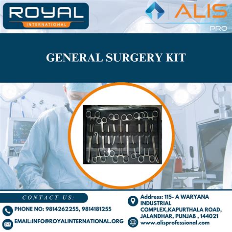 General Surgery Kit At Best Price In Jalandhar Punjab Royal International