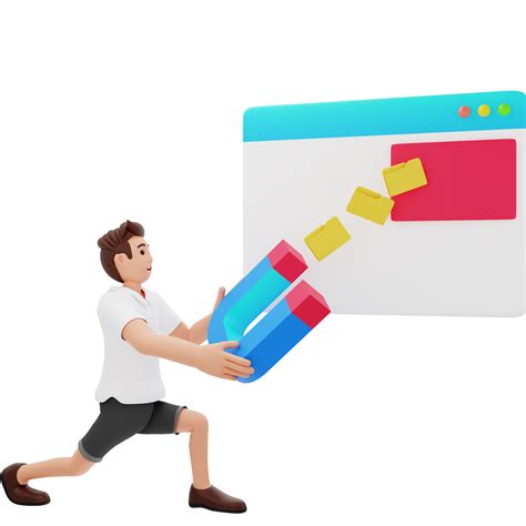 Data Phishing 3d Character Illustration 14034334 Png