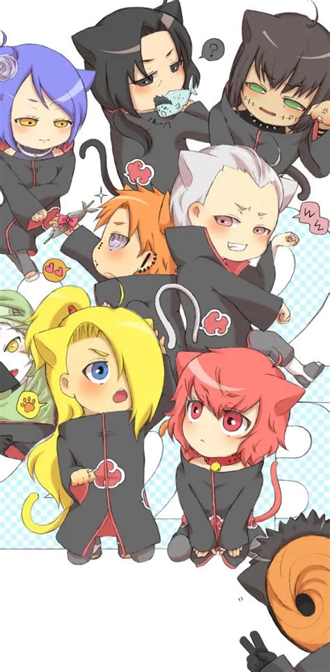 Naruto Akatsuki Chibi Wallpaper
