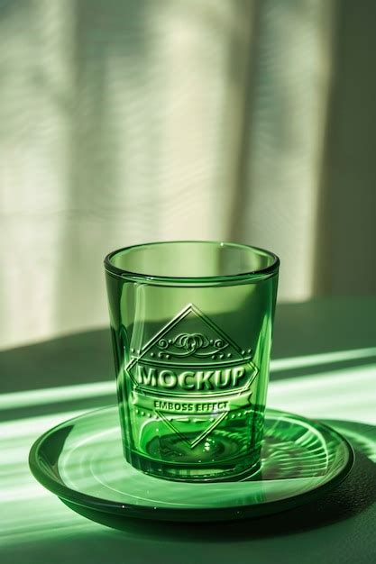 Premium Psd Glass Logo Effect Mockup