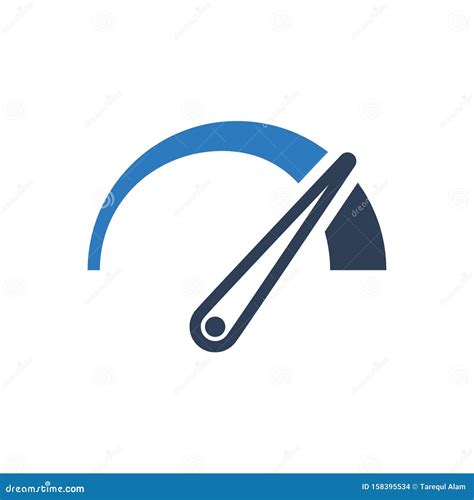 Speedometer Performance Icon Stock Illustration Illustration Of Tachometer Test