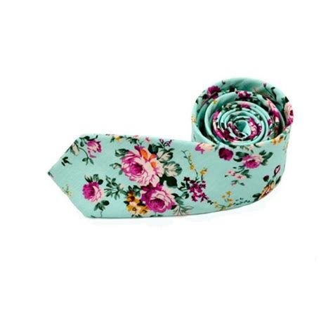M Nd Floral Skinny Slim Slips Bomuld Smal Business Grandado