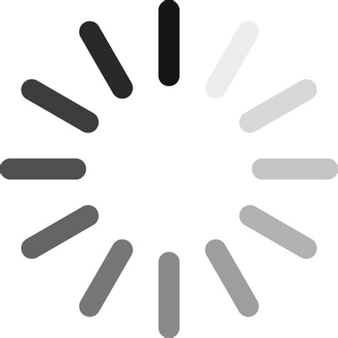 Circular Progress Indicator Featuring Segments Transitioning From Black To Gray Representing An
