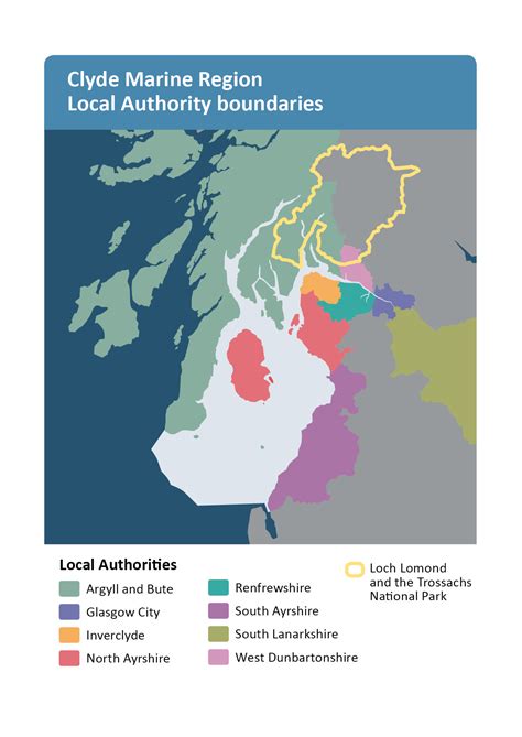Clyde Marine Region Map Ian Kirkwood Design