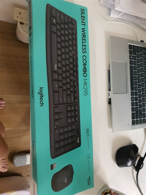 Logitech Silent Wireless Keyboard And Mouse Mk295 Computers And Tech Parts And Accessories