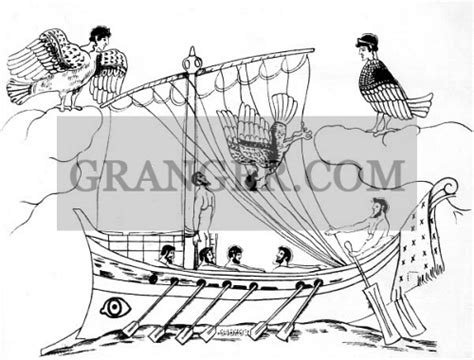 The Odyssey Sirens Drawing