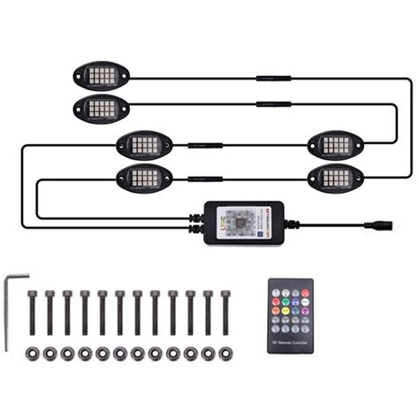 Lights Chassis Light App Rf Dual Control Off Road Vehicle Atmosphere