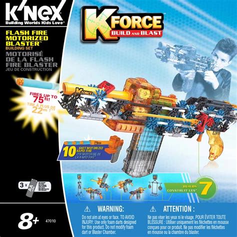 K Force Flash Fire Motorized Blaster Knex Database
