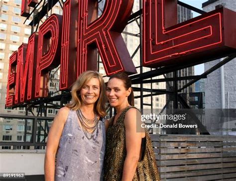 Director Simone Zimmermann And Designer Nicky Zimmermann Pose In