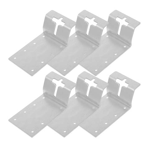 Homemaxs 6pcs T Post Angle Brace For Fence Mailbox Birdhouse Mailbox