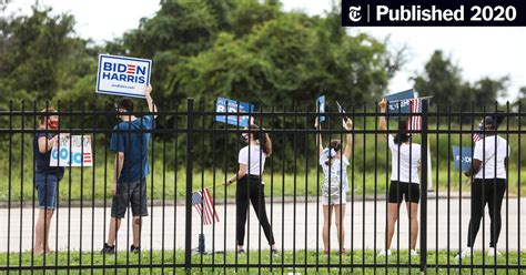 When Joe Bidens In Town Practicing Social Distancing The New York Times