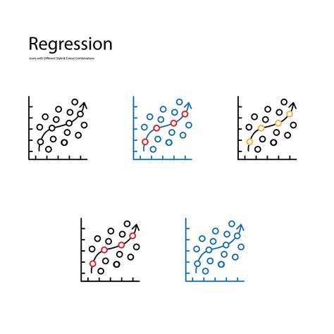 Regression Analysis Icon Design 43272626 Vector Art At Vecteezy
